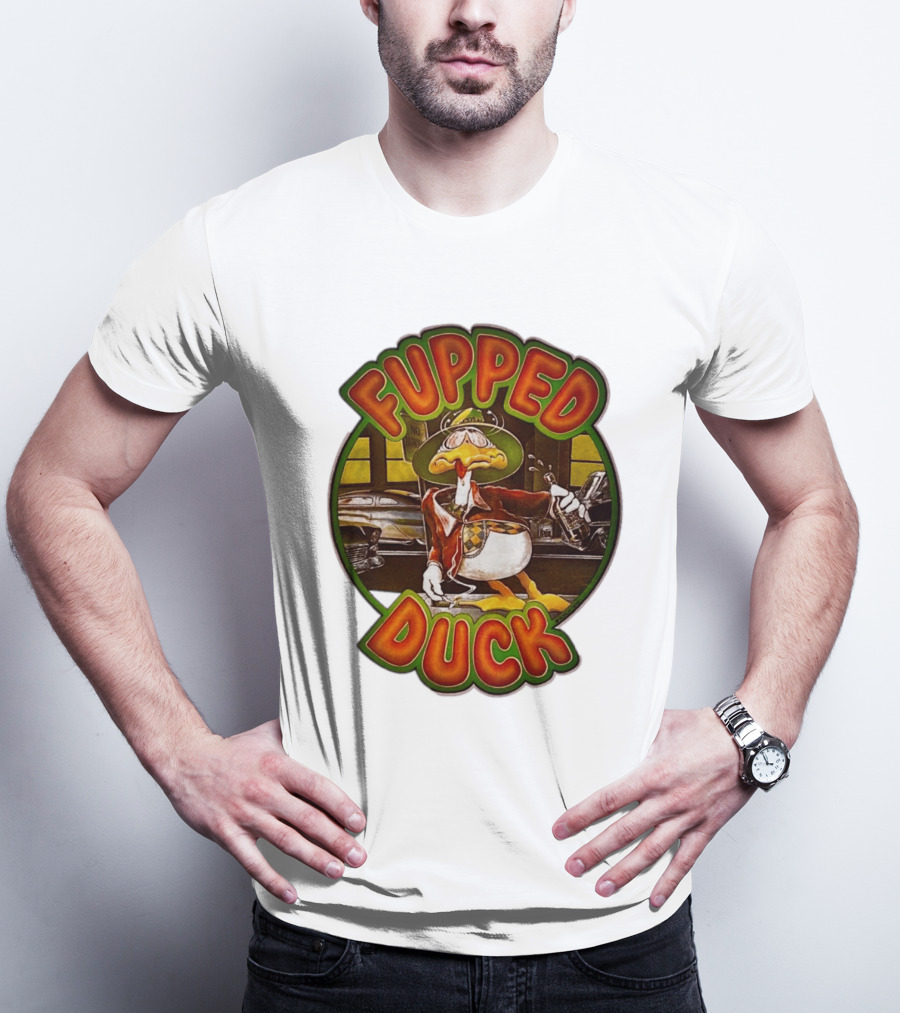 Fupped Duck Vintage Style 1979 Tipsy Cartoon Nostalgia T-Shirt