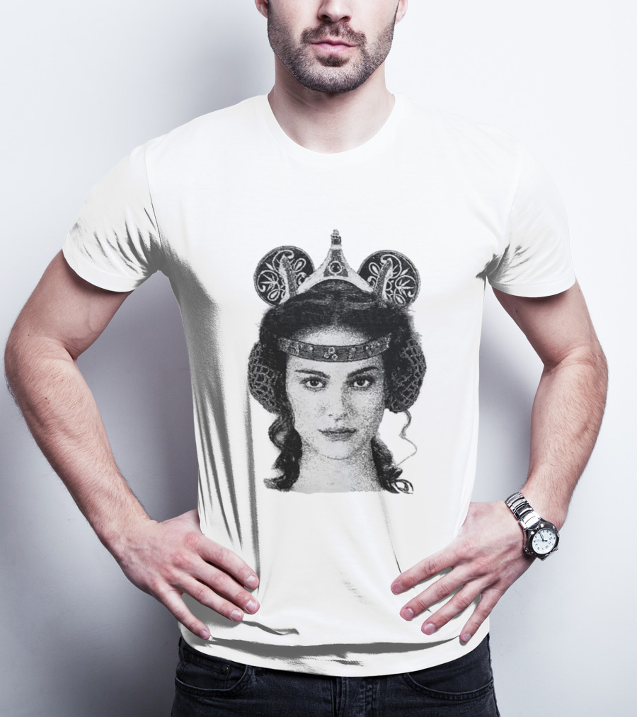 Queen Amidala Oversized Disney Mickey Ears T-Shirt
