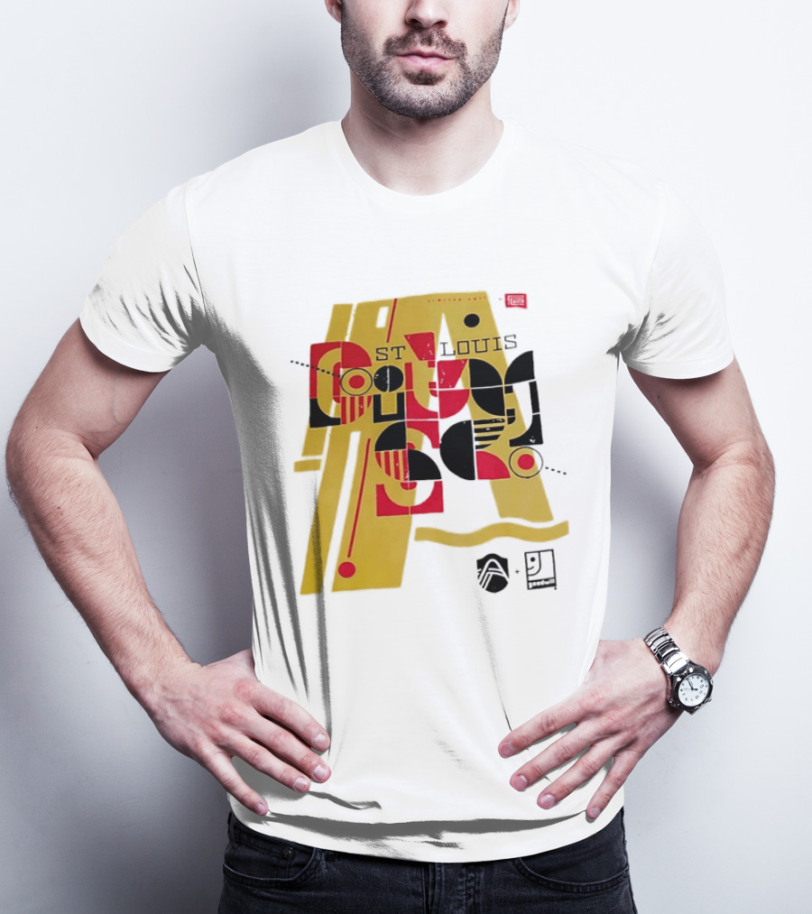 St Louis Football Limited Edition Goodwill Geometric Abstract 91 T-Shirt
