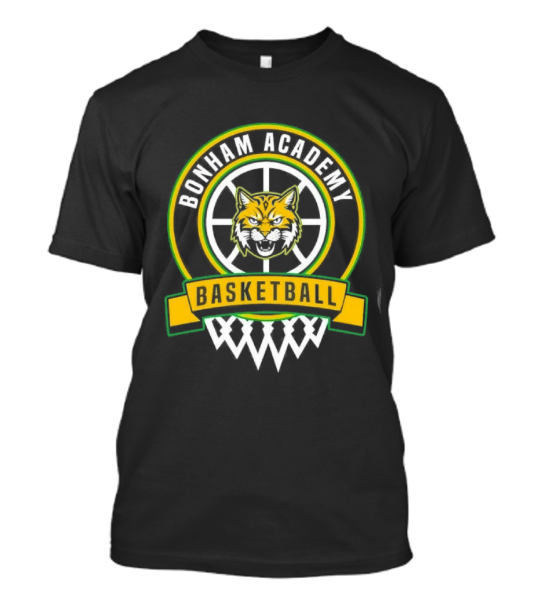 Bonham Academy Basketball Wolf T-Shirt