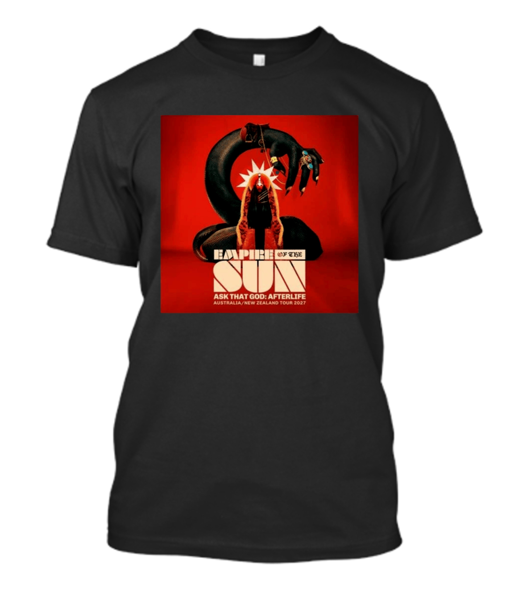 Empire Of The Sun Ask That God Afterlife Australia New Zealand Tour 2027 T-Shirt