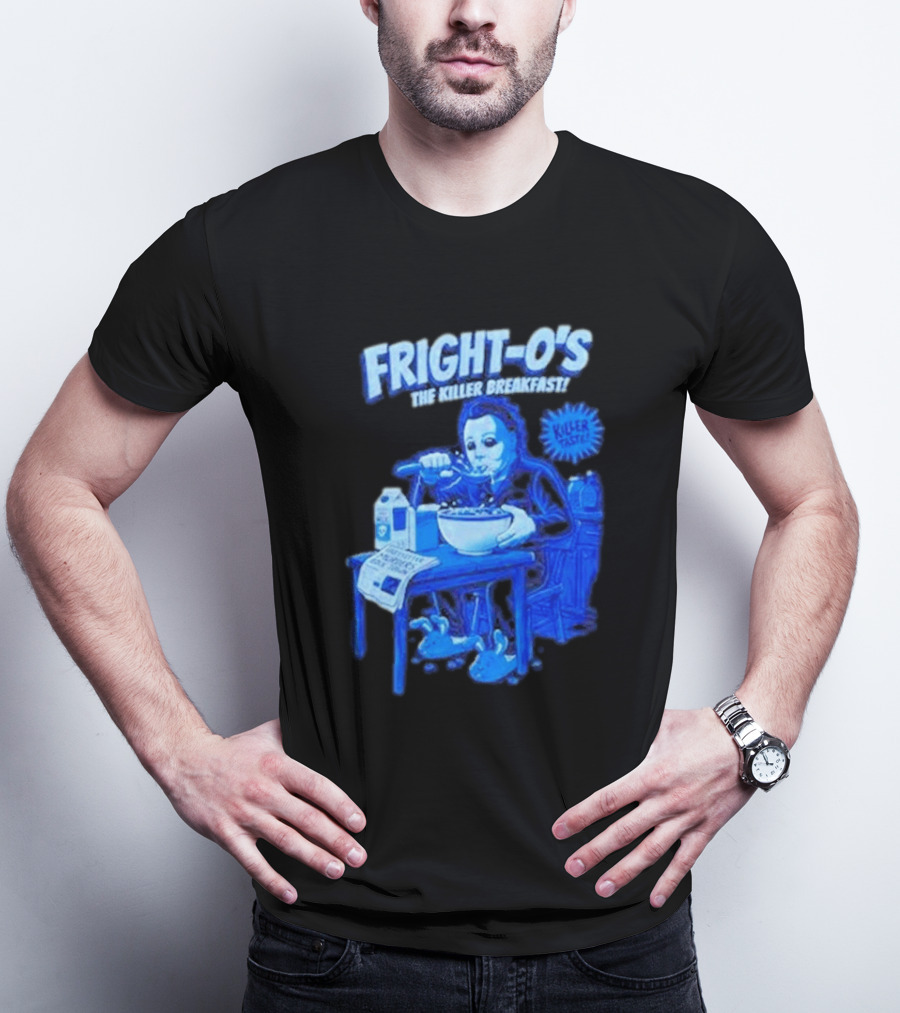 Fright O's The Killer Breakfast Cereal Halloween Michael Myers Killer Taste T-Shirt