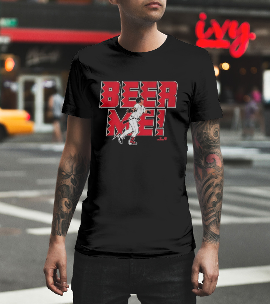 Beer Me Baseball Humor Seth Beer Playful T-Shirt