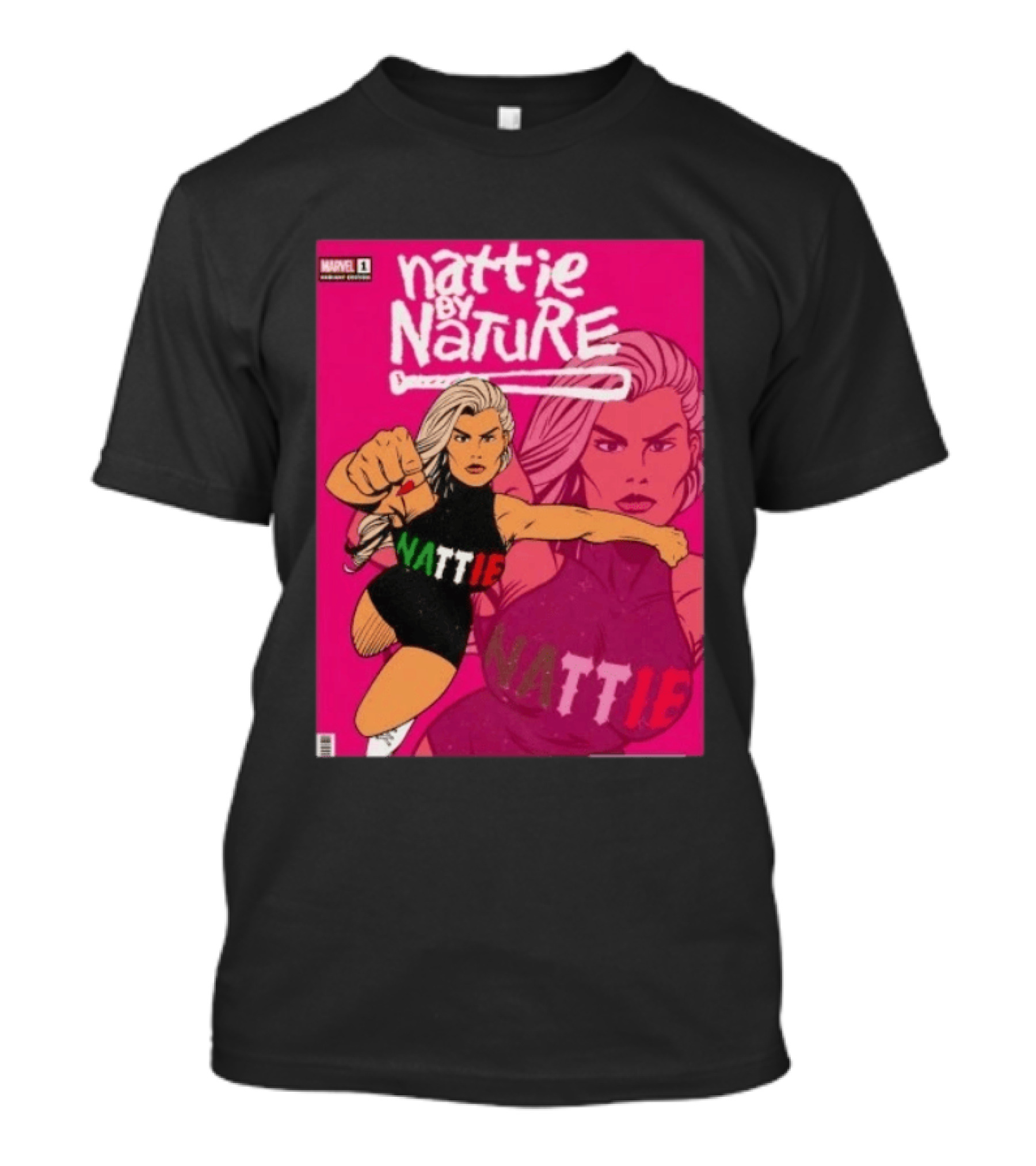 Nattie By Nature Marvel Variant Nattie Issue One Comic T-Shirt