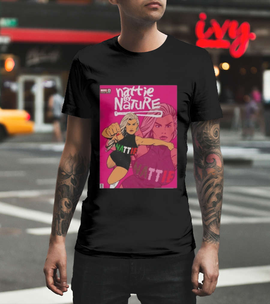 Nattie By Nature Marvel Variant Nattie Issue One Comic T-Shirt