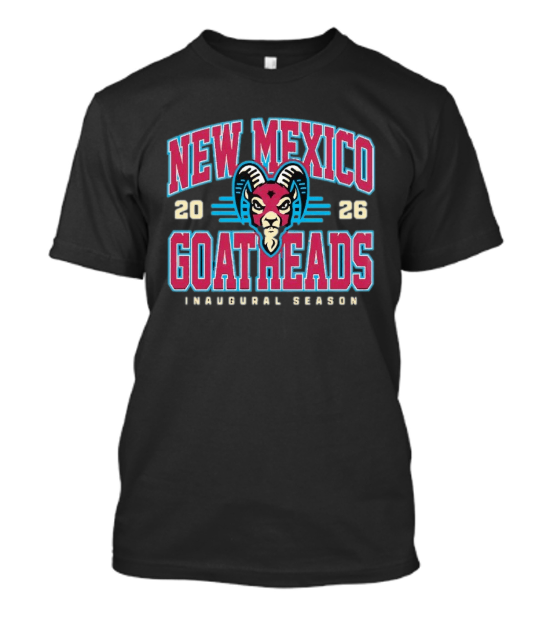 New Mexico Goatheads 2026 Inaugural Season Hockey T-Shirt