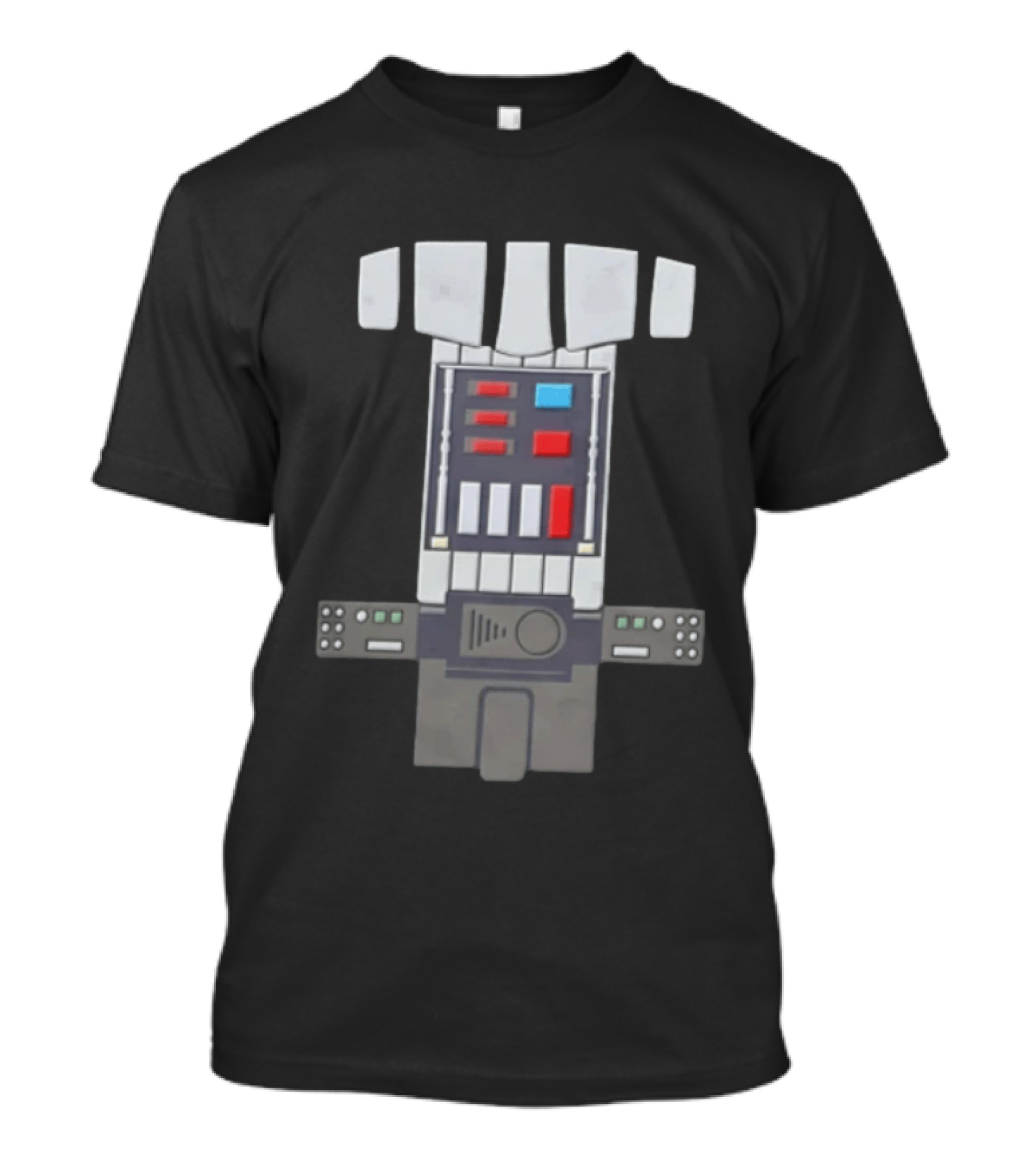 Star Wars Darth Vader Armor Chest Box Control Panel Suit Accessories T-Shirt