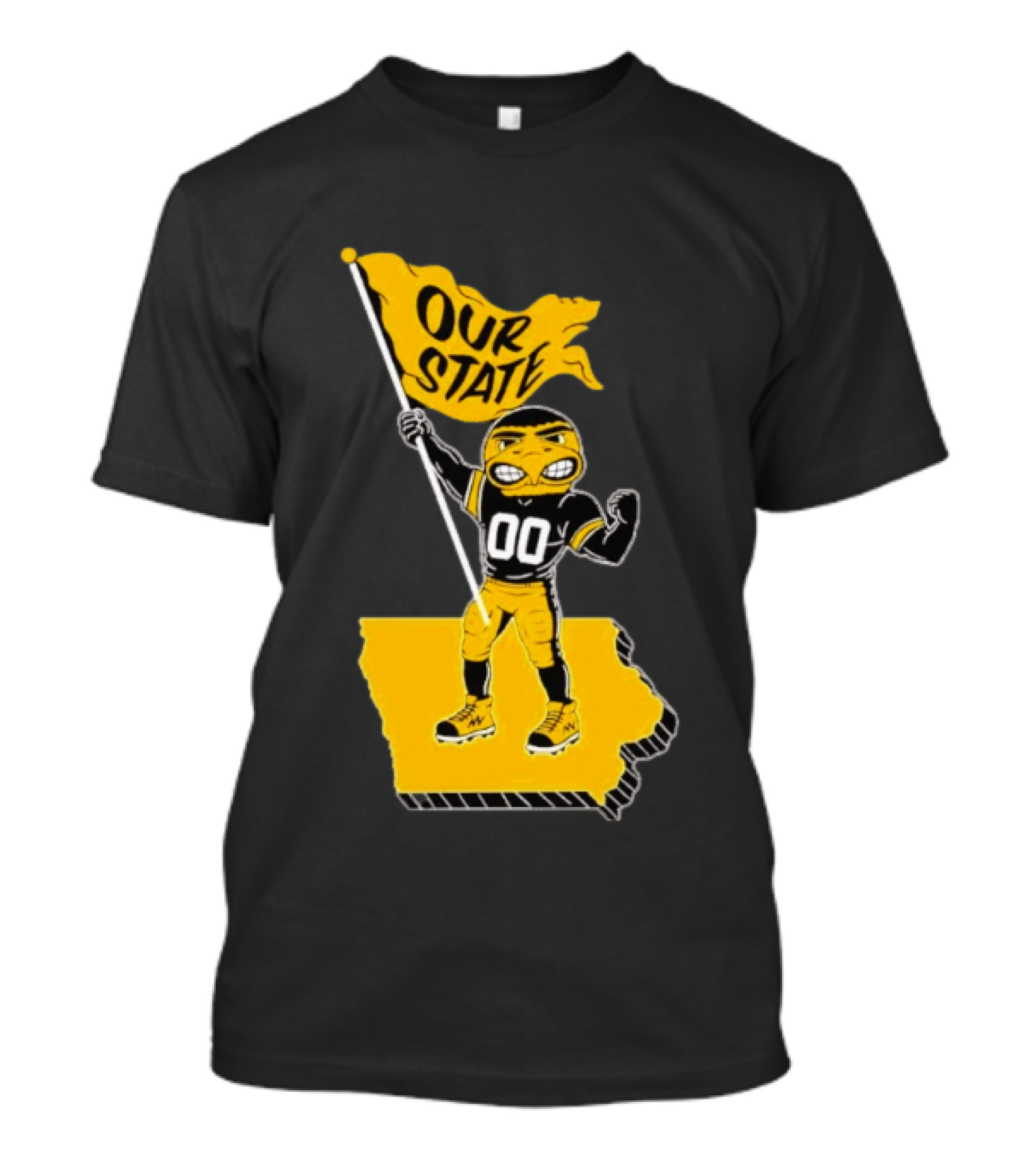 Our State Flag Iowa Beat Iowa State Sports Mascot Victory T-Shirt