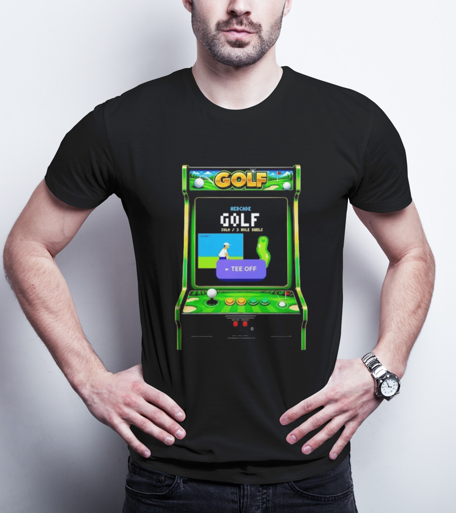Webcade Golf Arcade Off Solo 3 Hole Duels T-Shirt