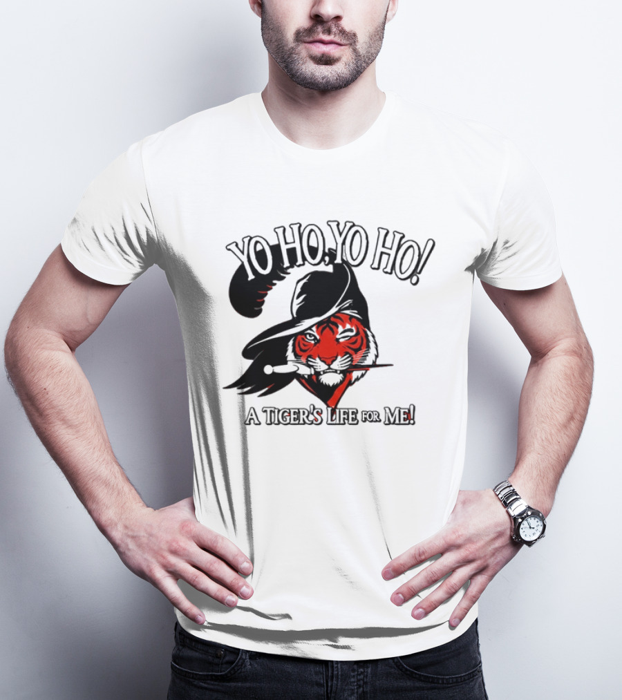 Yo Ho Yo Ho A Tiger's Life For Me Cincinnati Bengals T-Shirt