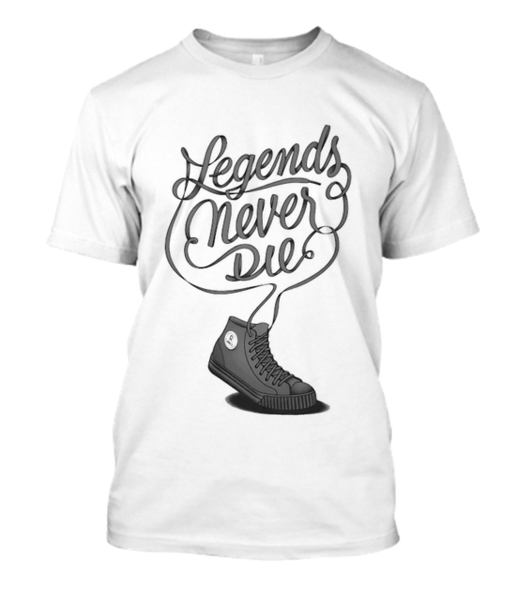 Legends Never Die High Top Classic Shoe T-Shirt
