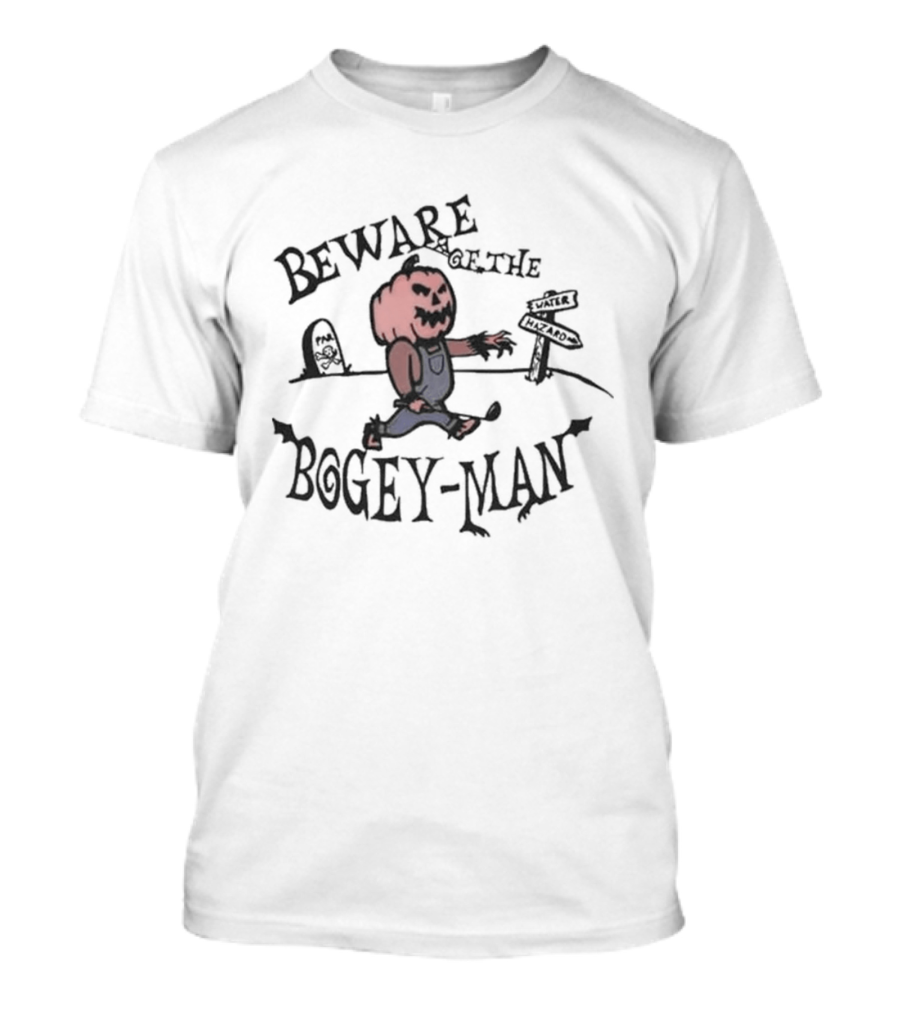 Beware Of The Bogey Man Halloween Pumpkin T-Shirt