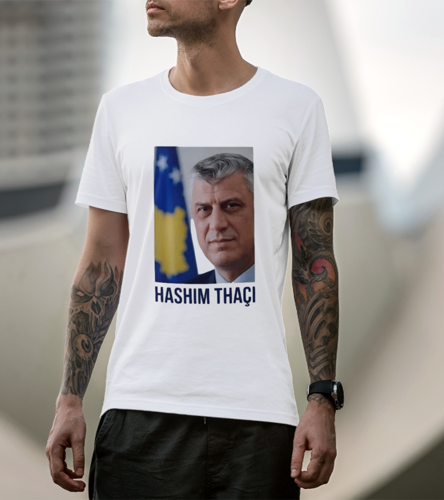 Hashim Thaci Kosovo Flag T-Shirt