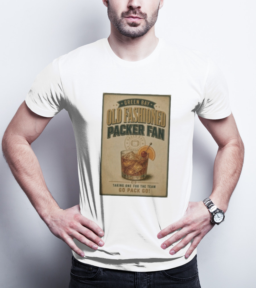 Green Bay Old Fashioned Packer Fan Taking One For The Team Go Pack Go T-Shirt