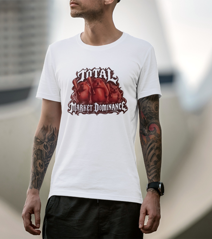 Total Market Dominance Groundhog Baseball Bats T-Shirt