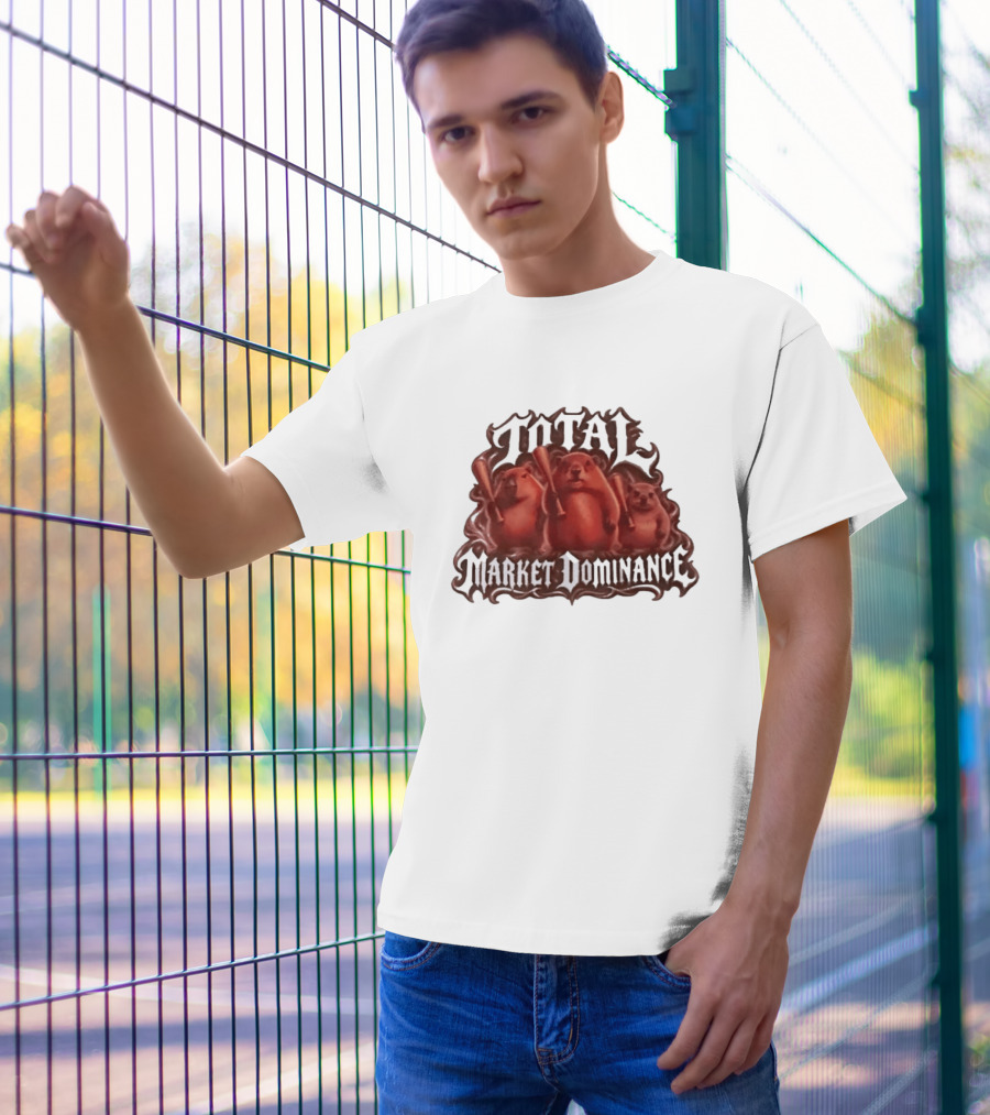 Total Market Dominance Groundhog Baseball Bats T-Shirt