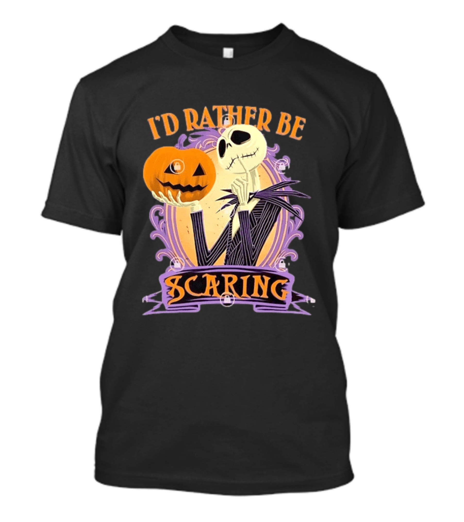 I'd Rather Be Scaring Jack Skellington The Nightmare Before Christmas T-Shirt