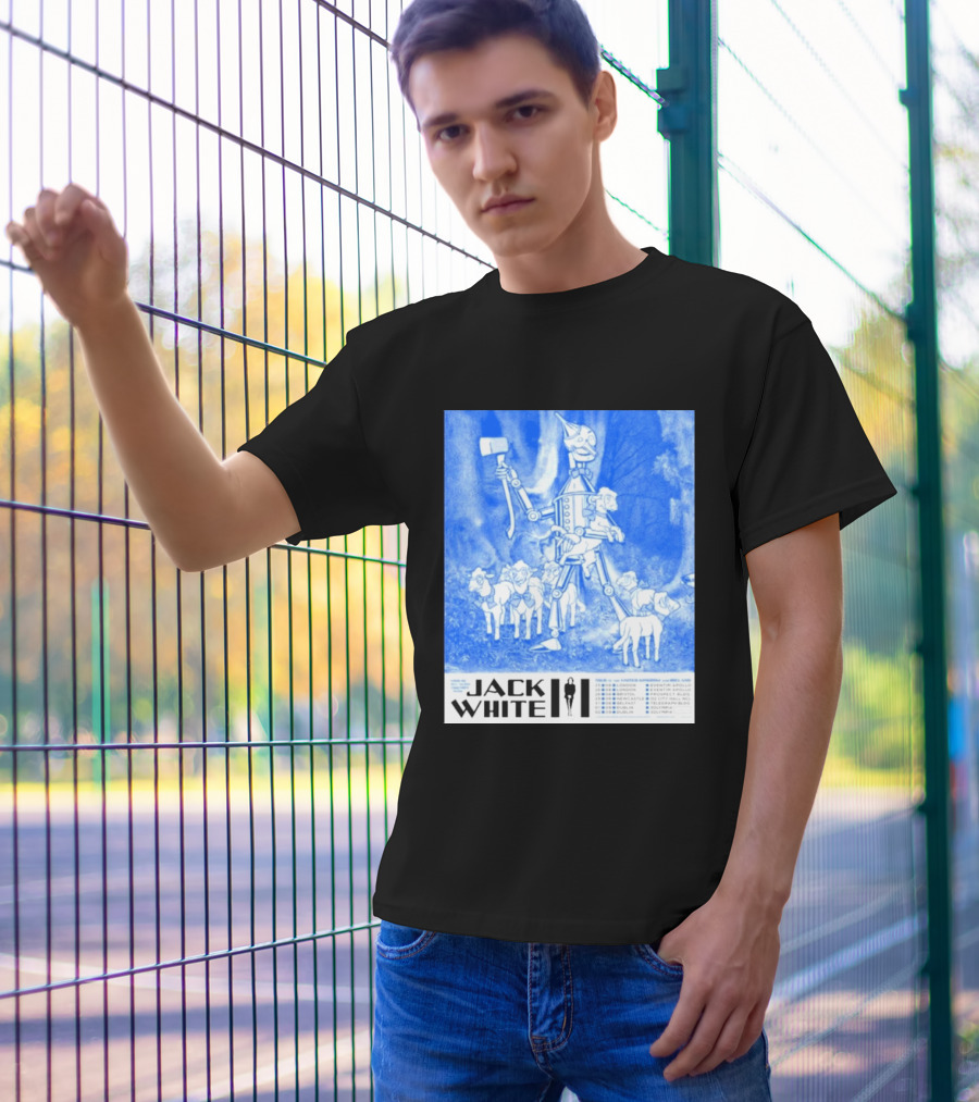 Jack White United Kingdom And Ireland 2026 Tour Tin Man With Sheep T-Shirt