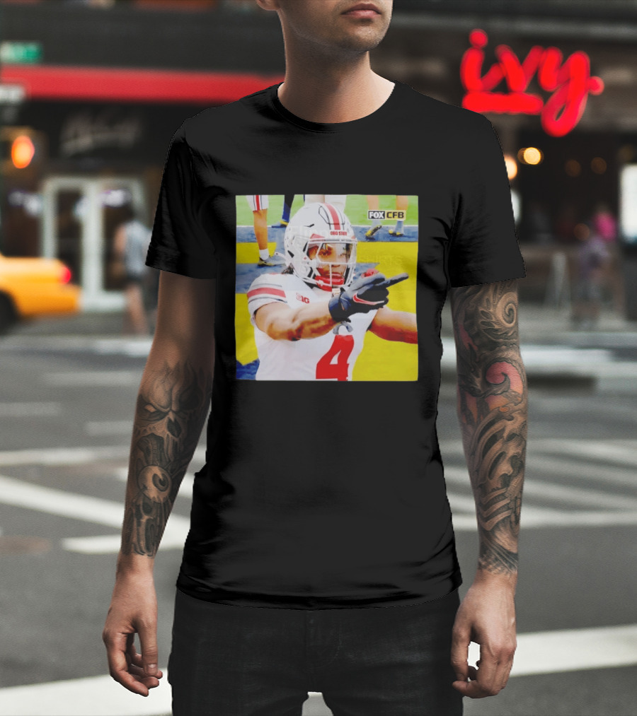 Ohio State Player Gesture Against Michigan Football T-Shirt