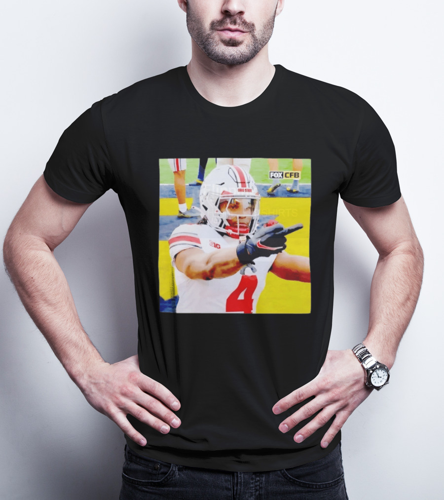 Ohio State Player Gesture Against Michigan Football T-Shirt