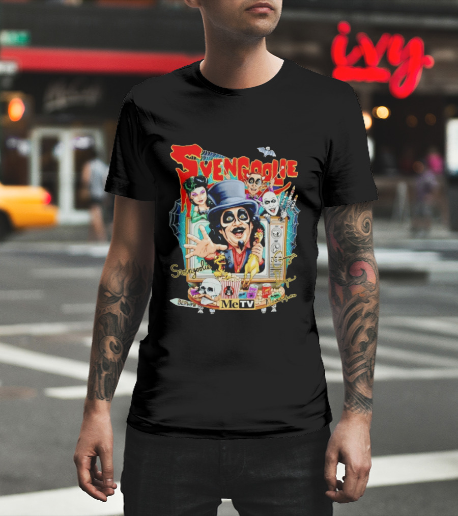 Svengoolie Berwyn MeTV Horror Characters And Spooky Fun T-Shirt