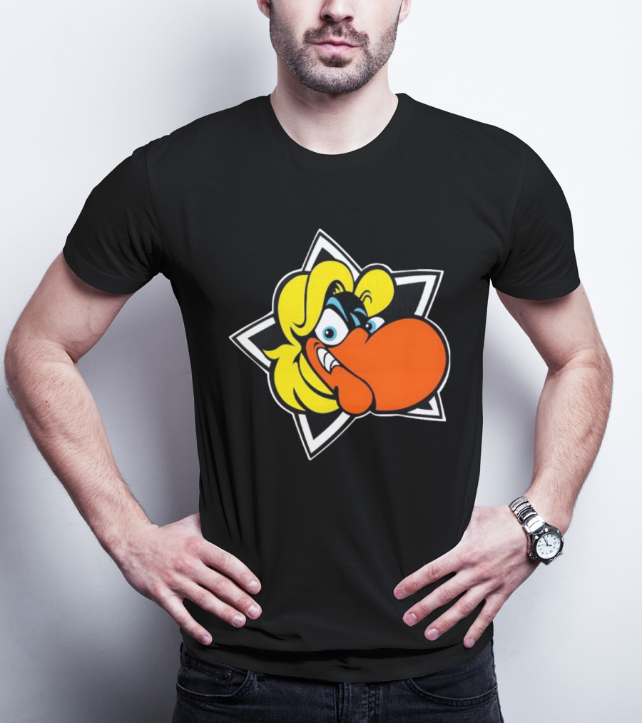 Looney Tunes Foghorn Leghorn Star Cartoon Character Face T-Shirt