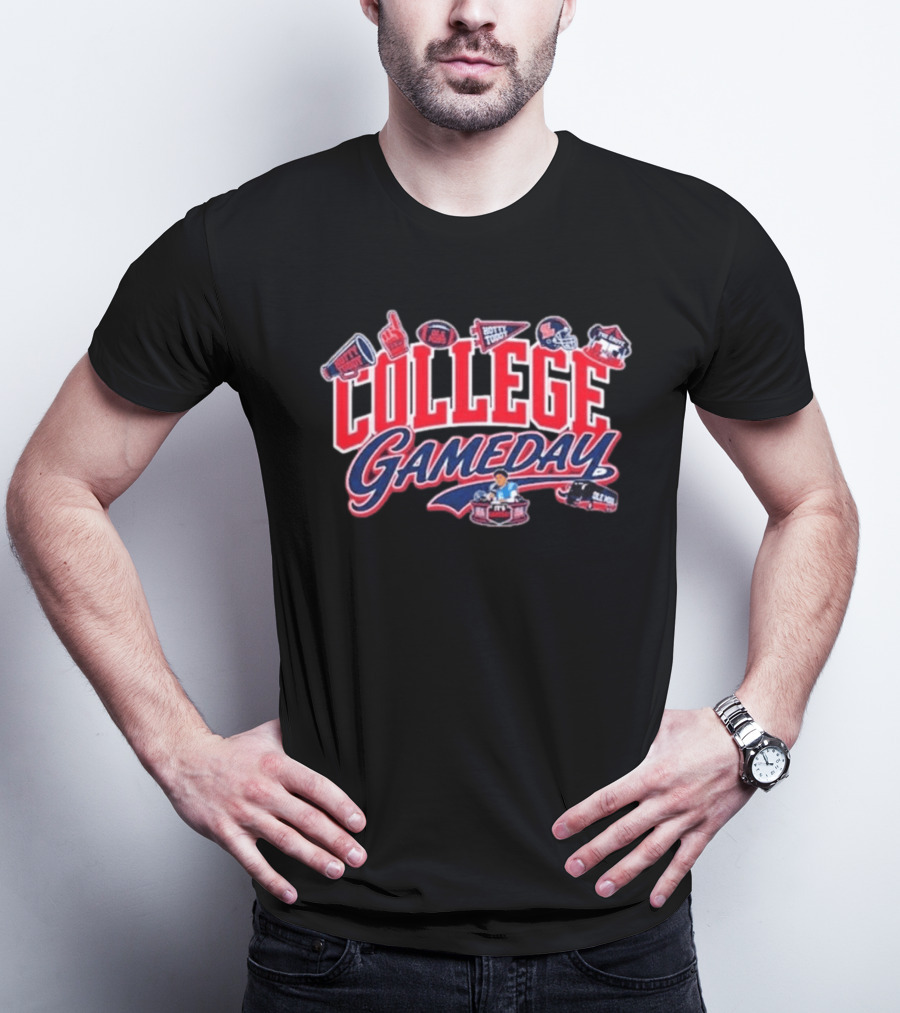 College Gameday Ole Miss September 19 2026 Football Tailgate Party T-Shirt