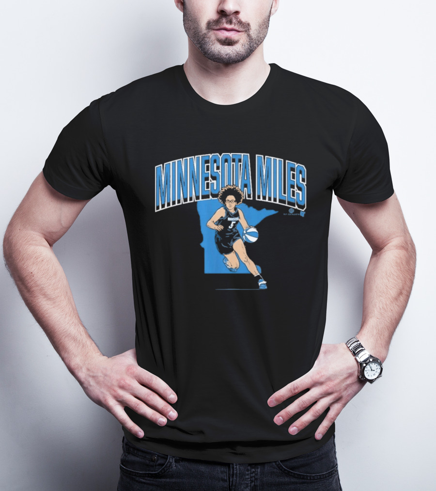 Minnesota Miles Basketball Player In Action T-Shirt