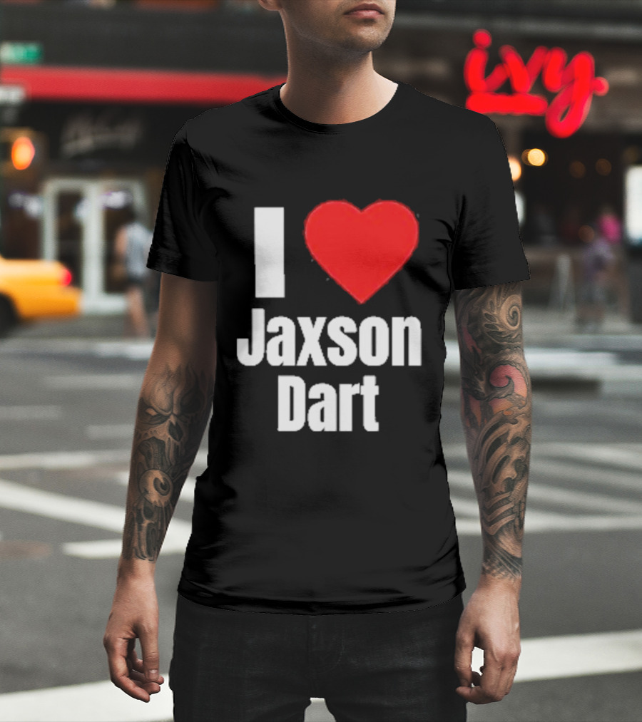 I Heart Jaxson Dart Fan Support T-Shirt
