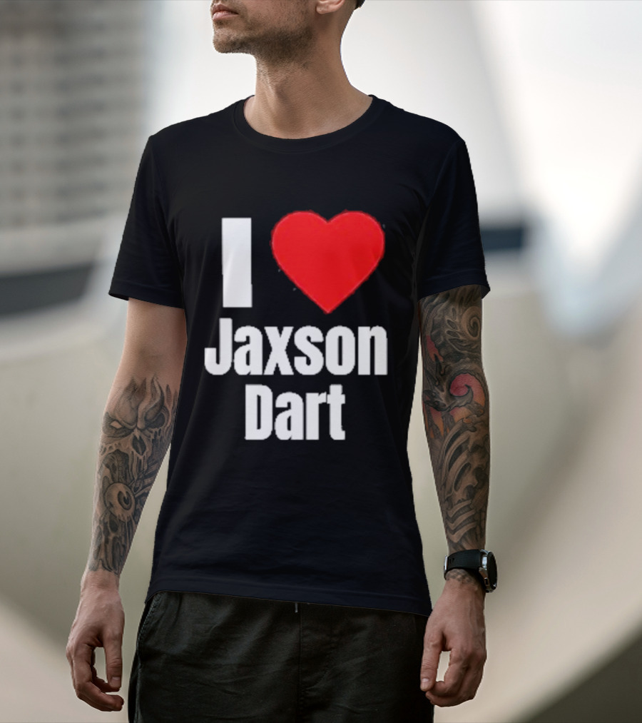 I Heart Jaxson Dart Fan Support T-Shirt