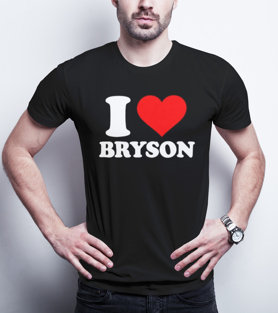 PGA Tour I Love Bryson Golf Professional Golfer T-Shirt