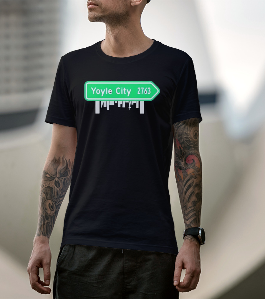 Yoyle City 2763 Road Sign Battle For Dream Island Series T-Shirt