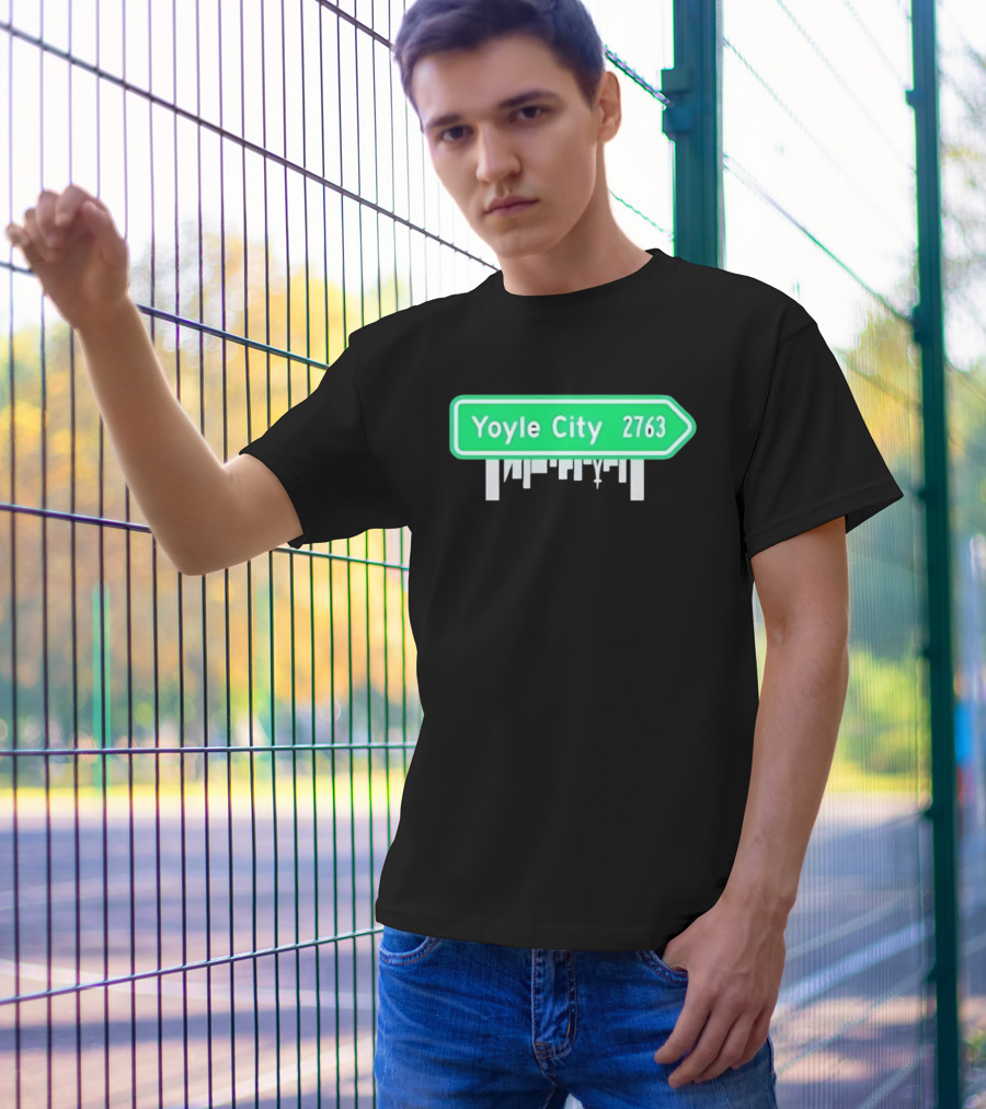 Yoyle City 2763 Road Sign Battle For Dream Island Series T-Shirt