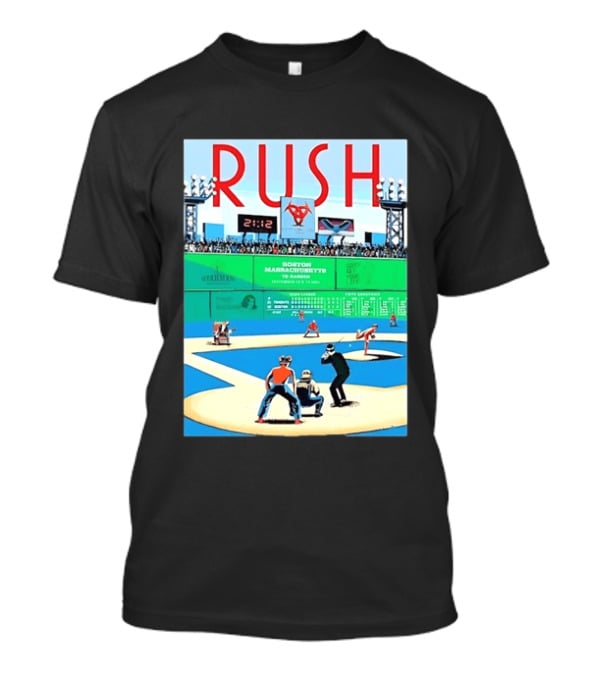 Rush 2112 Fifty Something Tour Boston Massachusetts TD Garden September 5 2024 Stadium Baseball T-Shirt