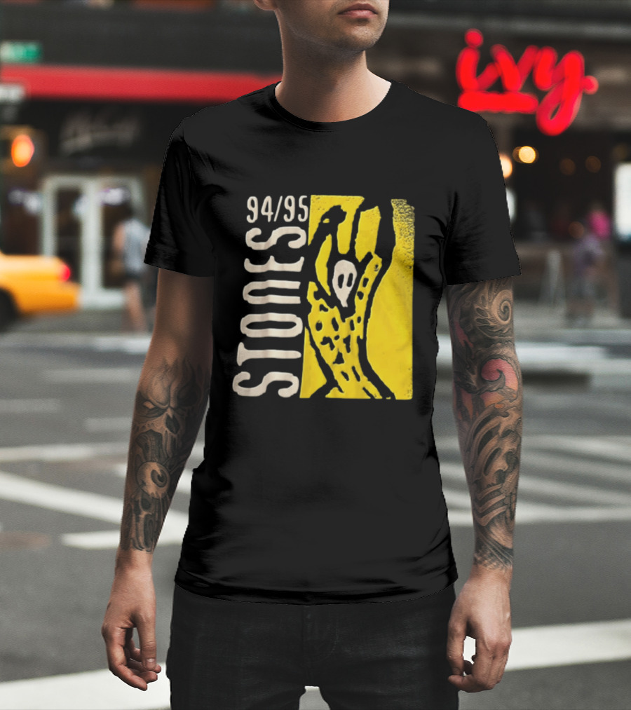 Stones 94 95 Yellow Voodoo Creature Sketch T-Shirt