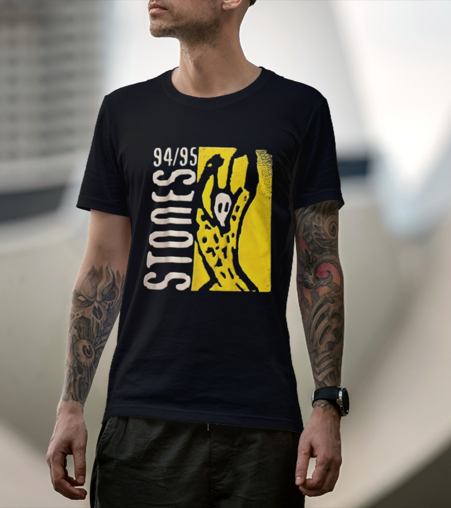 Stones 94 95 Yellow Voodoo Creature Sketch T-Shirt