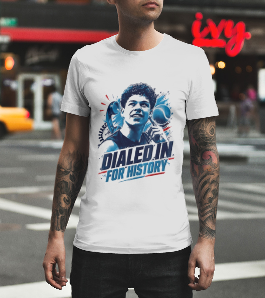 Ben Shelton Dialed In For History Tennis US Open T-Shirt