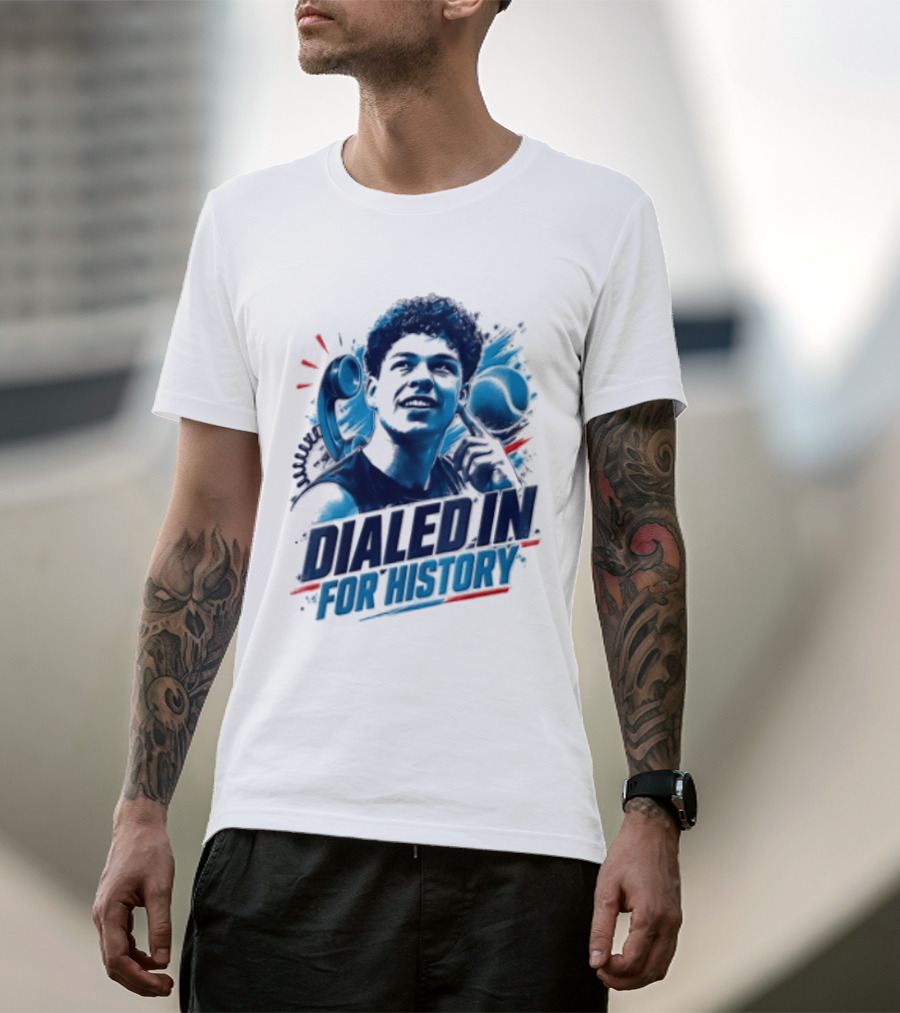 Ben Shelton Dialed In For History Tennis US Open T-Shirt