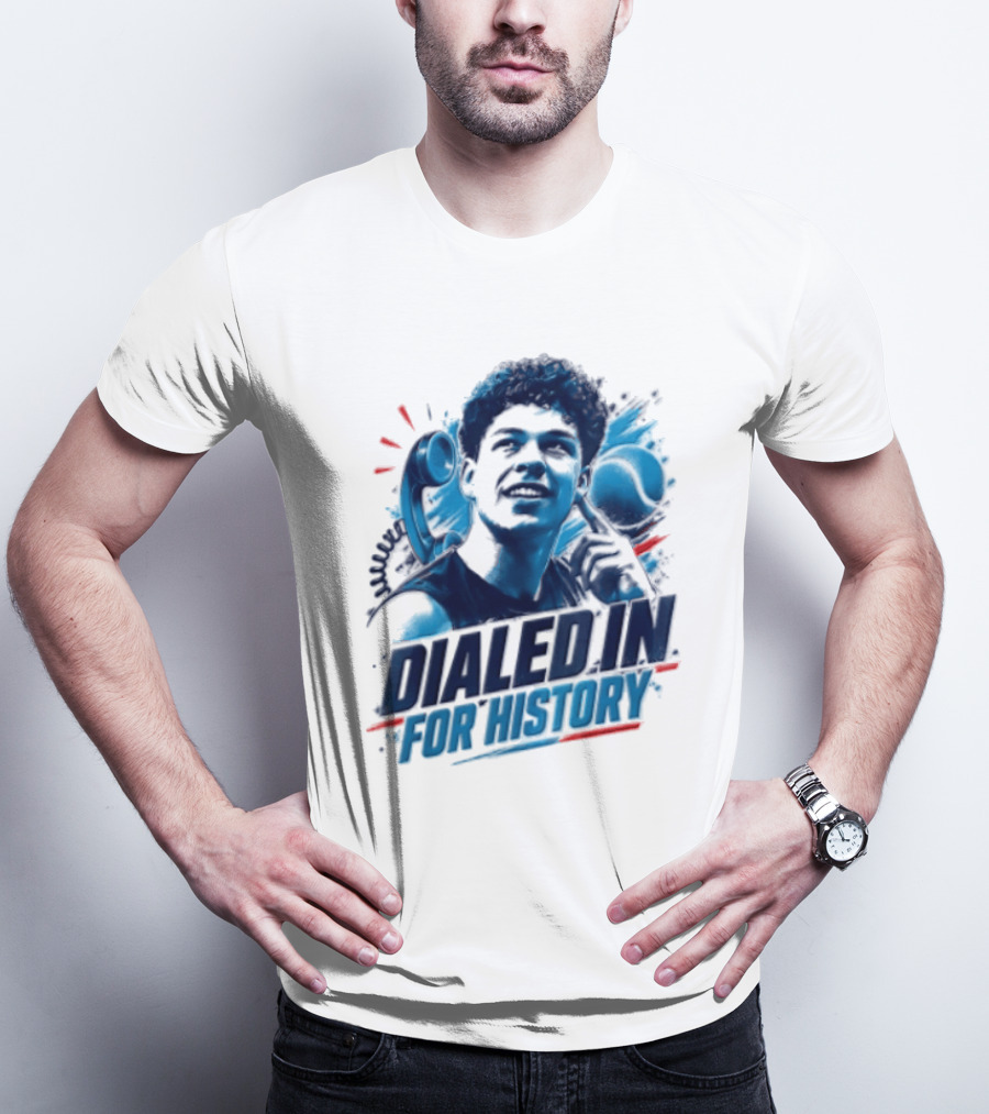 Ben Shelton Dialed In For History Tennis US Open T-Shirt