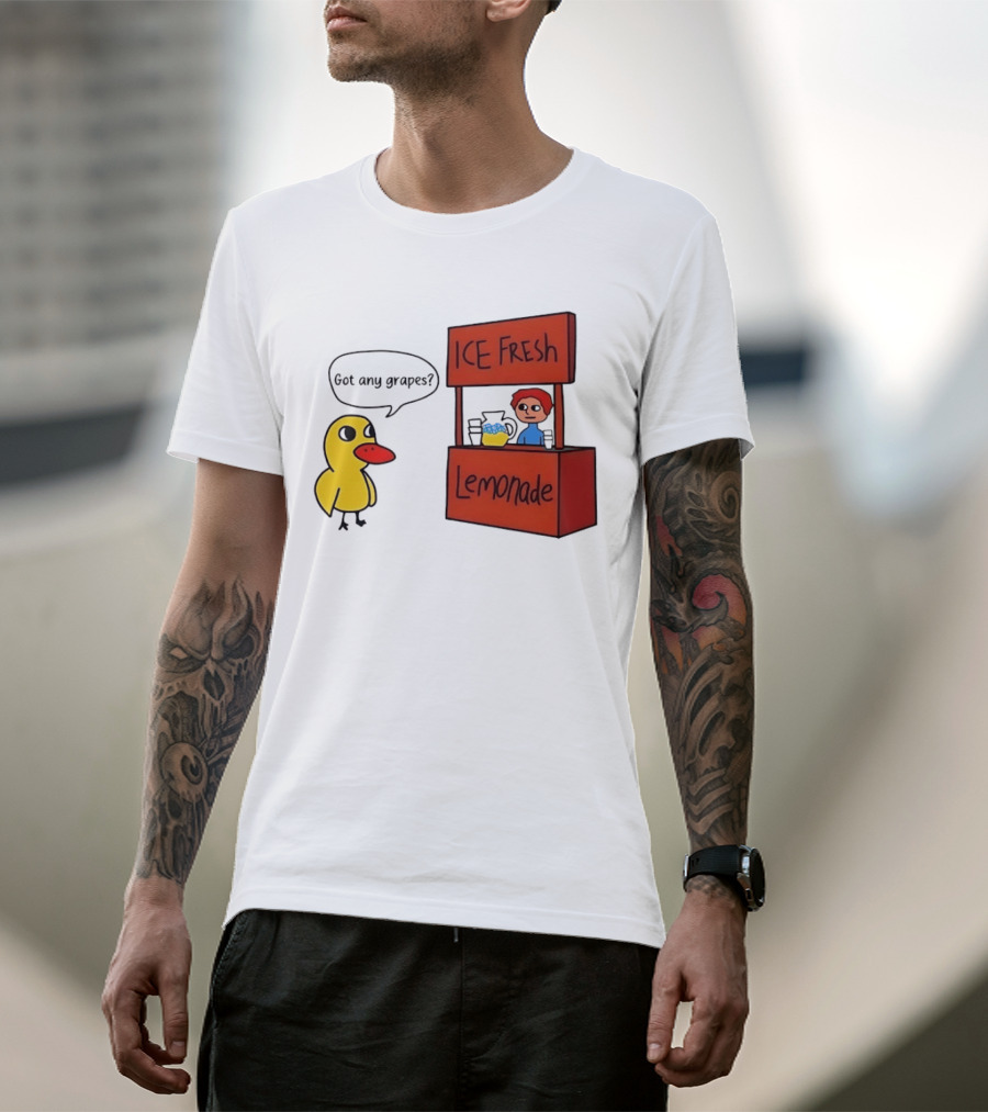Got Any Grapes Duck Ice Fresh Lemonade Stand T-Shirt