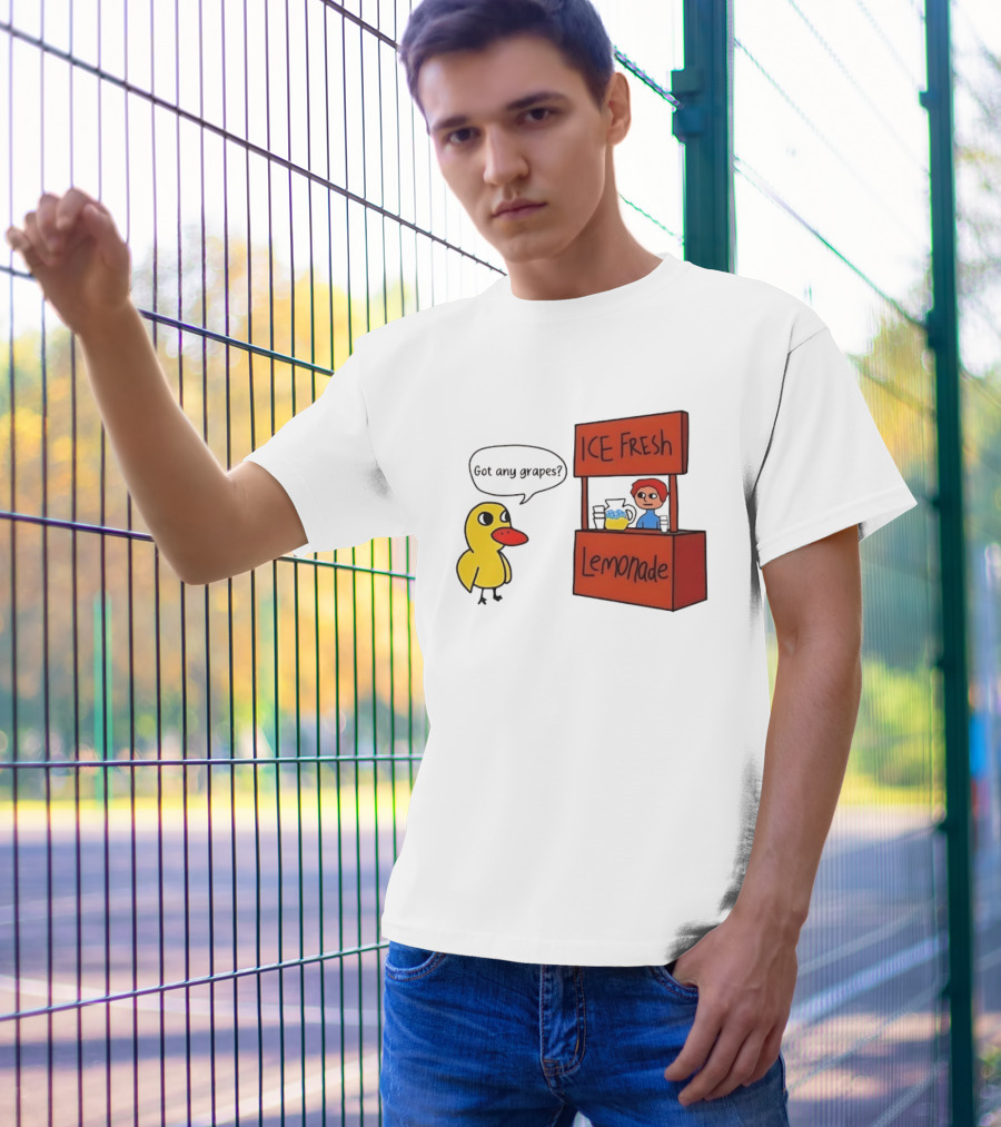 Got Any Grapes Duck Ice Fresh Lemonade Stand T-Shirt