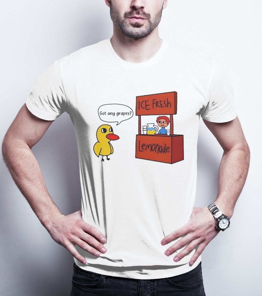 Got Any Grapes Duck Ice Fresh Lemonade Stand T-Shirt