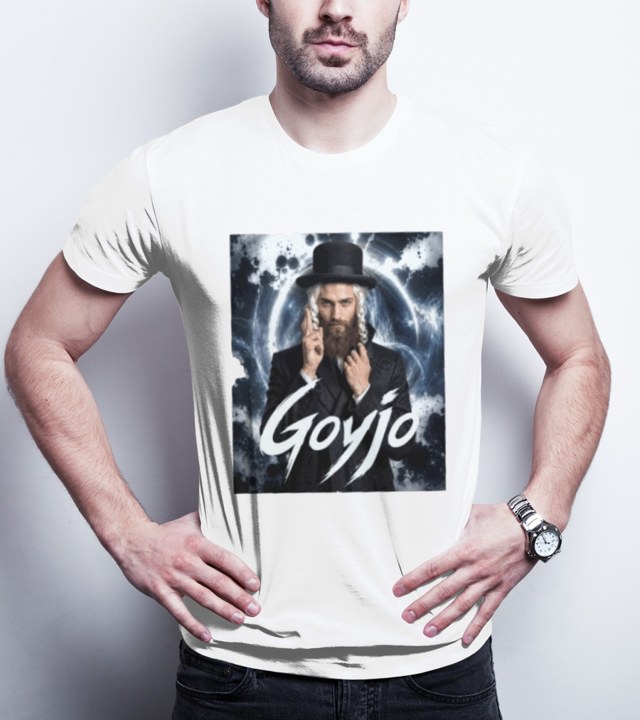 Goyjo Hasidic Top Hat Peys Mysterious Aura T-Shirt