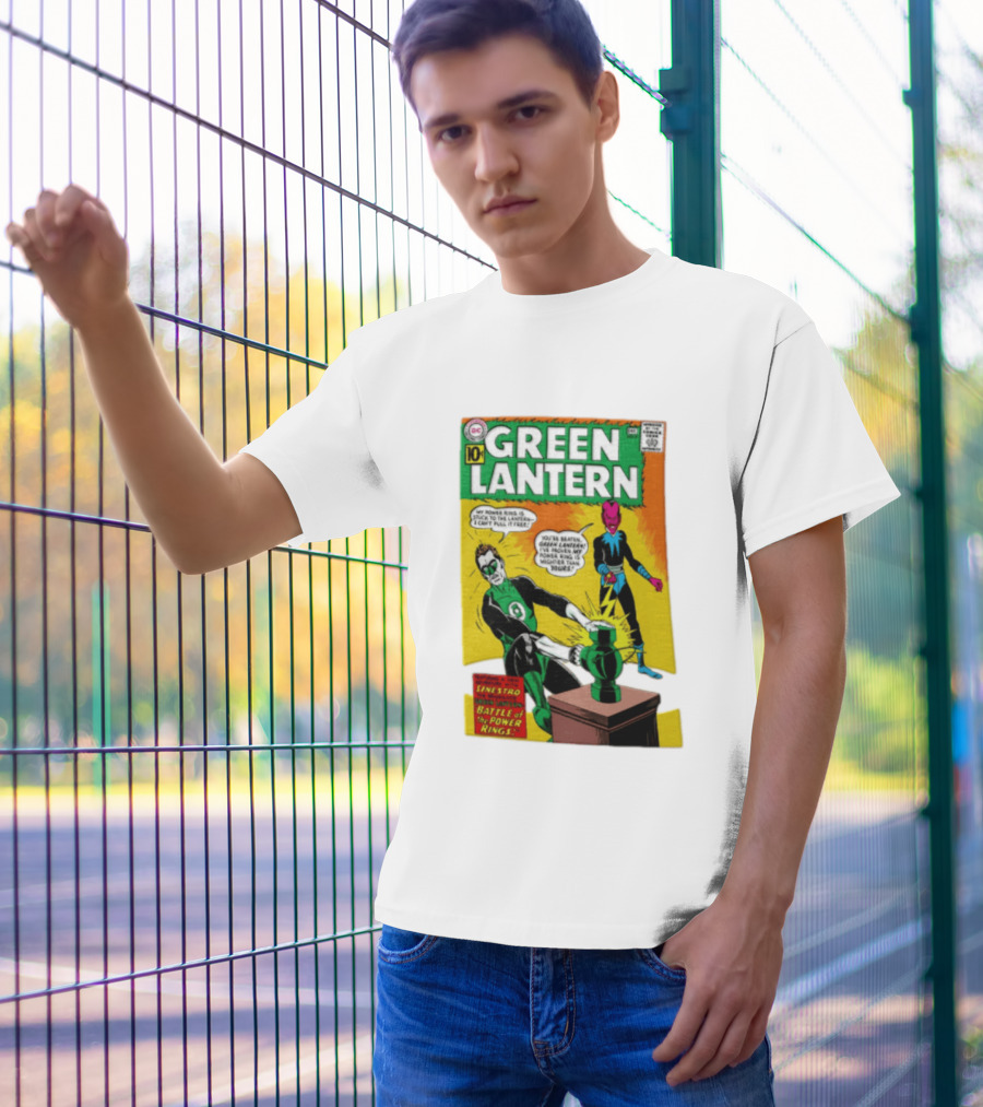 Green Lantern Sinestro Battle Of The Power Rings Comic Cover DC Comics T-Shirt