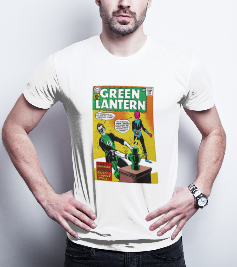 Green Lantern Sinestro Battle Of The Power Rings Comic Cover DC Comics T-Shirt