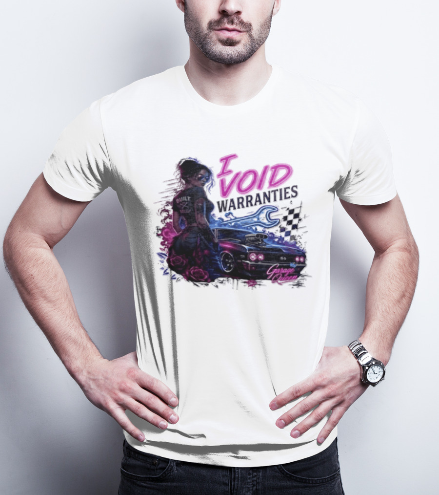 I Void Warranties Garage Queen Car Mechanic T-Shirt