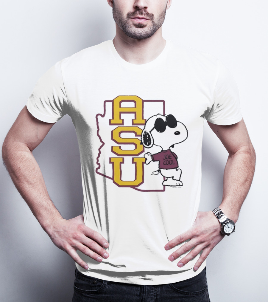 ASU Joe Cool Snoopy Arizona State University T-Shirt