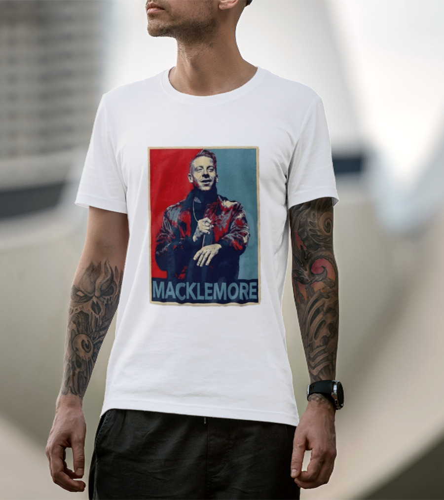 Macklemore Music Icon Red Blue T-Shirt