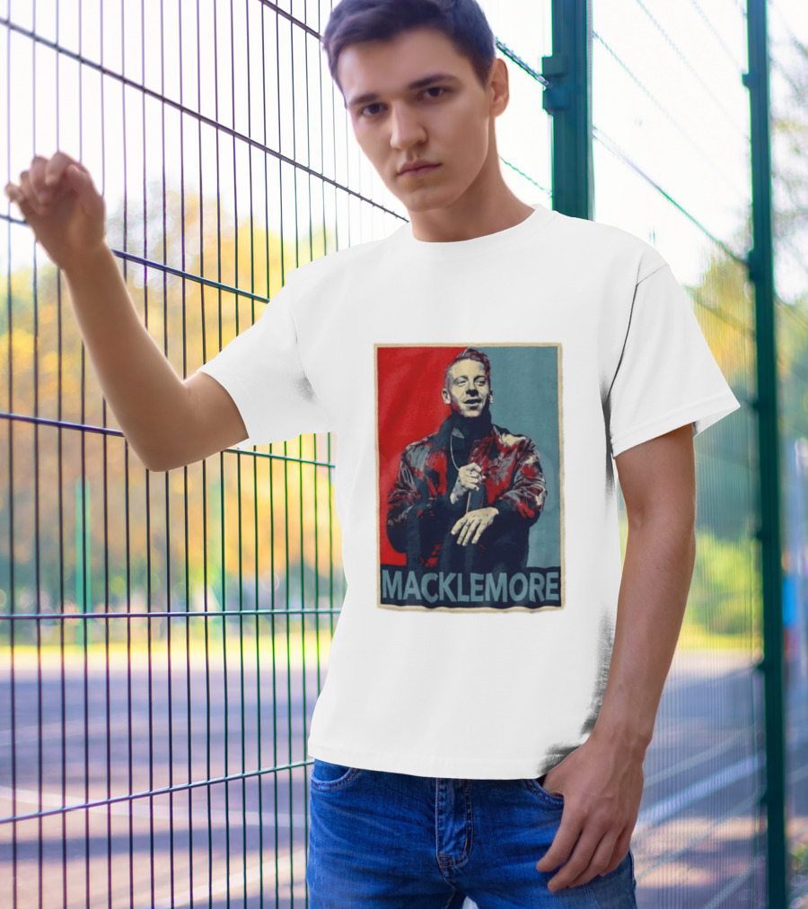 Macklemore Music Icon Red Blue T-Shirt