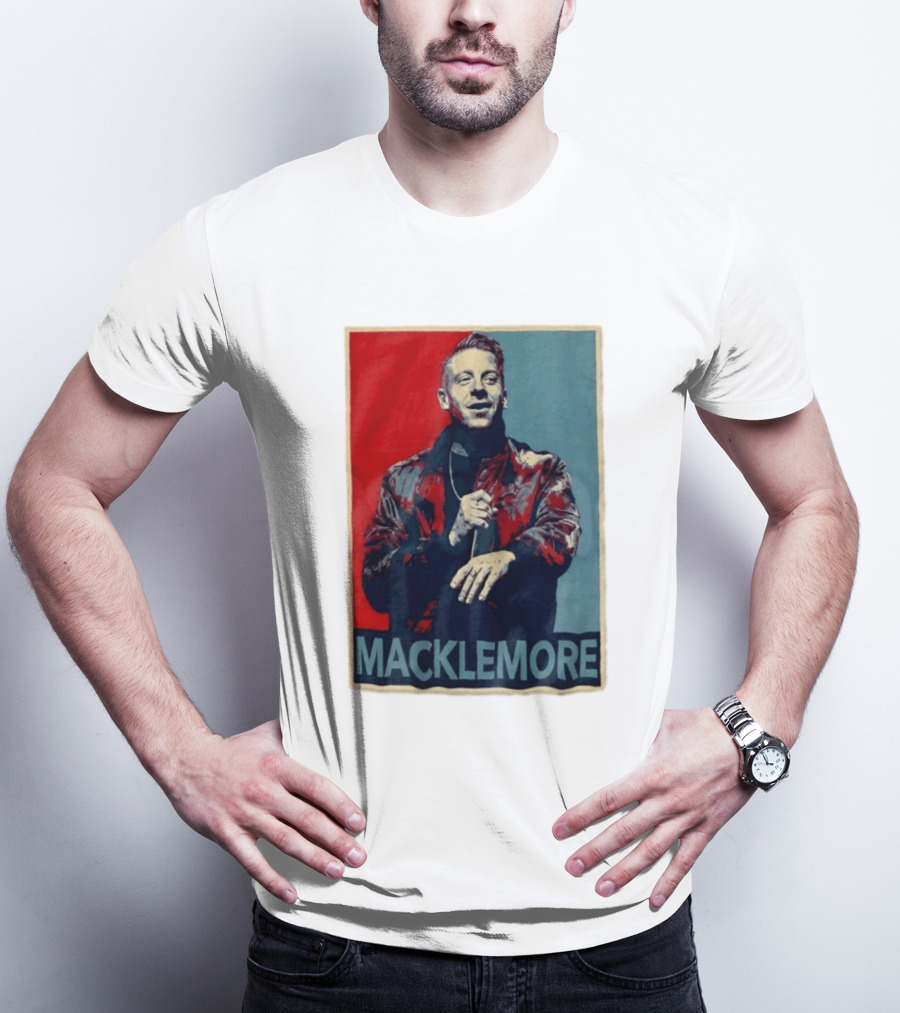 Macklemore Music Icon Red Blue T-Shirt